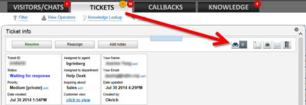 Adding Watchers to Tickets-LiveHelpNow-Knowledgebase